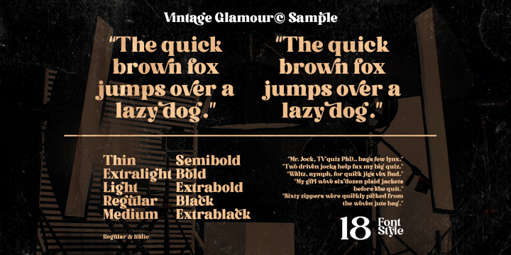 Vintage Glamour Font | Webfont & Desktop | MyFonts