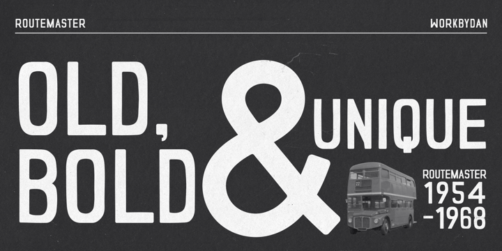 Routemaster Font | Webfont & Desktop | MyFonts