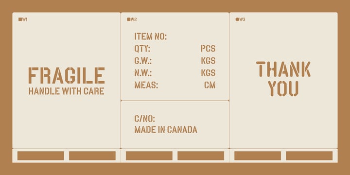 Kraft Stencil Font | Webfont & Desktop | MyFonts