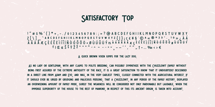 Satisfactory Font | Webfont & Desktop | MyFonts