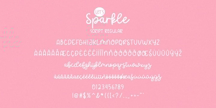 Lets Sparkle Font | Webfont & Desktop | MyFonts