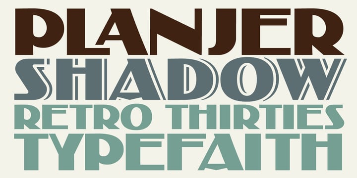 Planjer Font | Webfont & Desktop | MyFonts