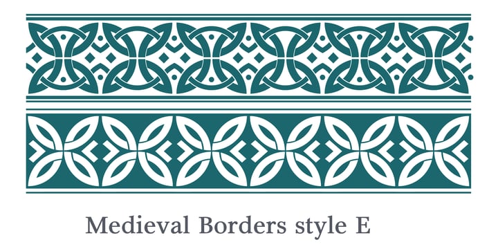 Medieval Borders Font | Webfont & Desktop | MyFonts