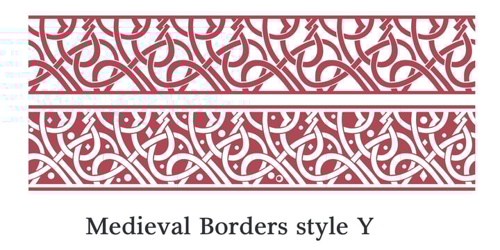 Medieval Borders Font | Webfont & Desktop | MyFonts