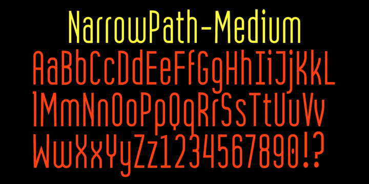 Narrow Path Font | Webfont & Desktop | MyFonts