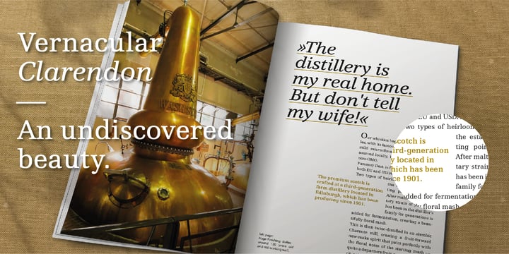 Vernacular Clarendon Font | Webfont & Desktop | MyFonts