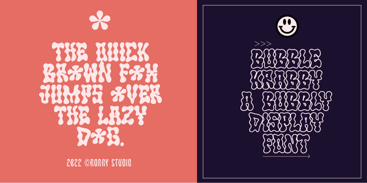 Bubble Krabby Font | Webfont & Desktop | MyFonts