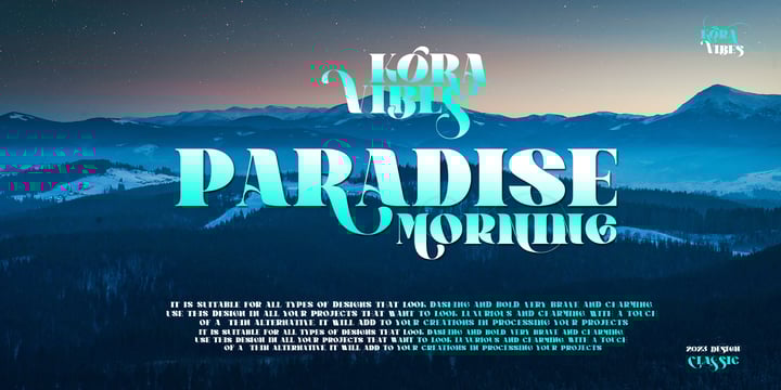 Kora Vibes Font | Webfont & Desktop | MyFonts