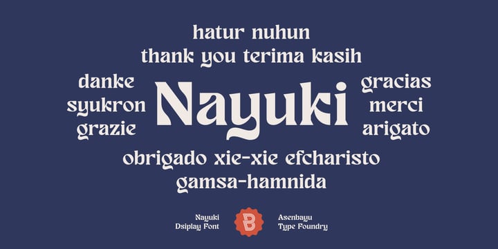 Nayuki Font | Webfont & Desktop | MyFonts