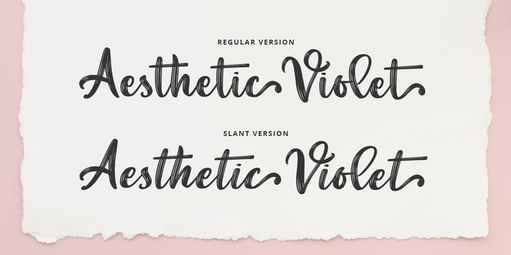 Aesthetic Violet Font | Webfont & Desktop | MyFonts