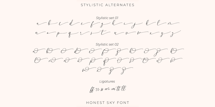 Honest Sky Font | Webfont & Desktop | MyFonts