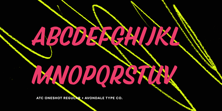 ATC Oneshot Font | Webfont & Desktop | MyFonts