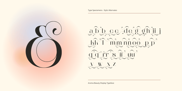 Aroma Beauty Font | Webfont & Desktop | MyFonts