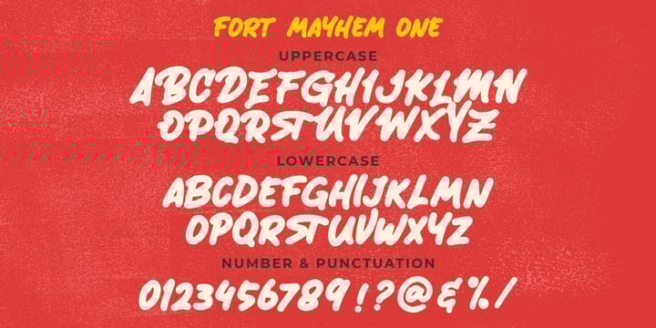 Fort Mayhem Font | Webfont & Desktop | MyFonts