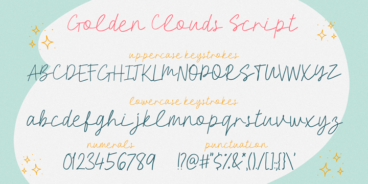 Golden Clouds Font | Webfont & Desktop | MyFonts