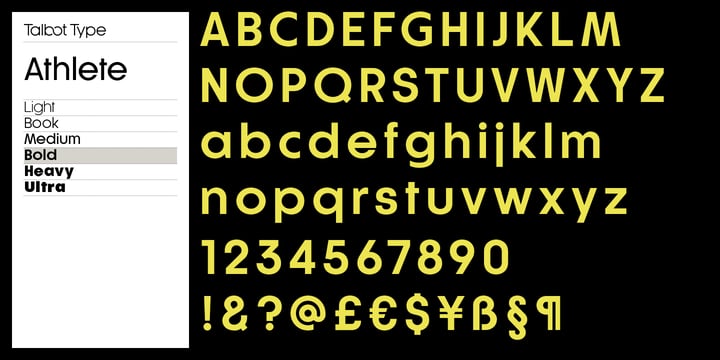 Athlete Font | Webfont & Desktop | MyFonts