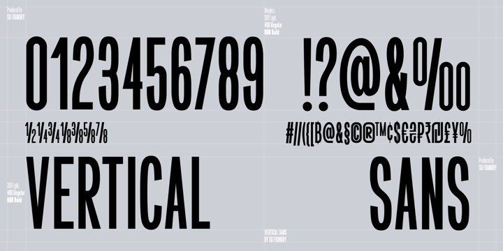 Vertical Sans Font | Webfont & Desktop | MyFonts