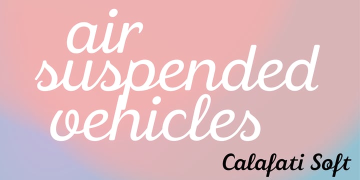 Calafati Soft Font | Webfont & Desktop | MyFonts