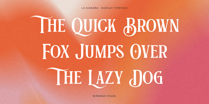 La Signora Font | Webfont & Desktop | MyFonts