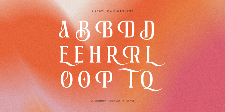 La Signora Font | Webfont & Desktop | MyFonts