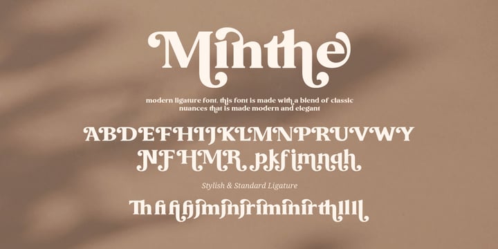 Minthe Font | Webfont & Desktop | MyFonts
