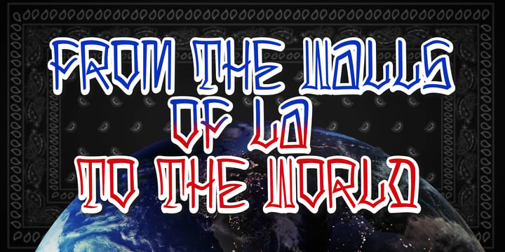 LA Gang Set01 Font | Webfont & Desktop | MyFonts