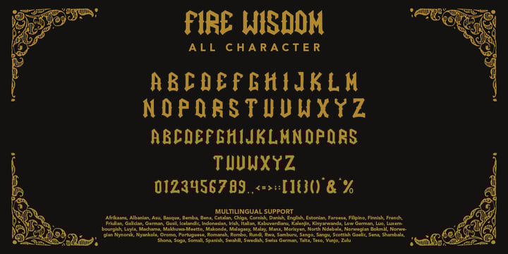 Fire Wisdom Font | Webfont & Desktop | MyFonts