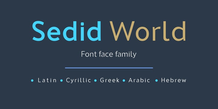 Sedid World Font | Webfont & Desktop | MyFonts