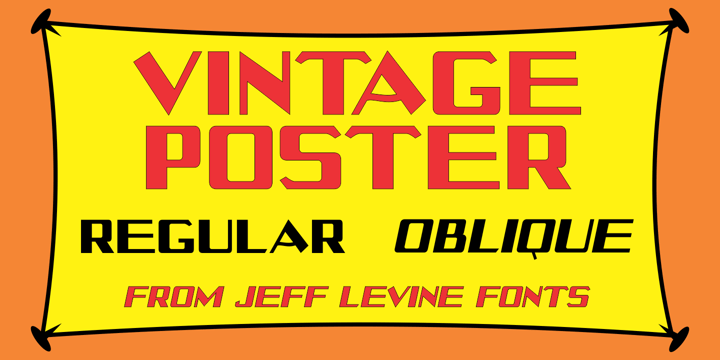 Vintage Poster JNL Font | Webfont & Desktop | MyFonts