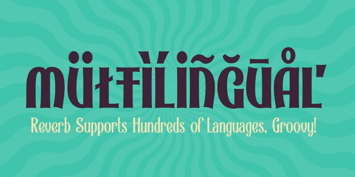 Reverb Font | Webfont & Desktop | MyFonts