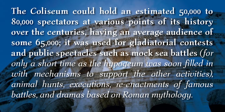 Il Coliseum Font | Webfont & Desktop | MyFonts