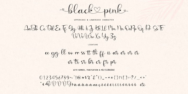 Black Love Pink Font | Webfont & Desktop | MyFonts