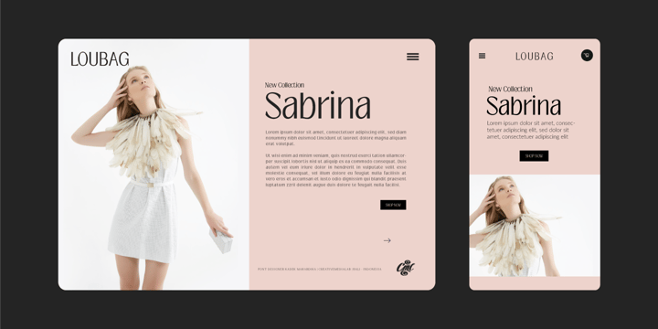 Loubag Font | Webfont & Desktop | MyFonts