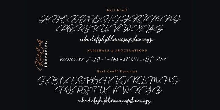 Karl Geoff Font | Webfont & Desktop | MyFonts