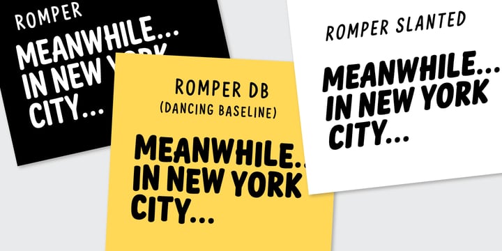 Romper Font | Webfont & Desktop | MyFonts