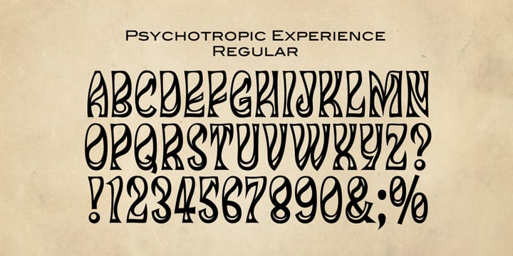 Psychotropic Experience Font | Webfont & Desktop | MyFonts