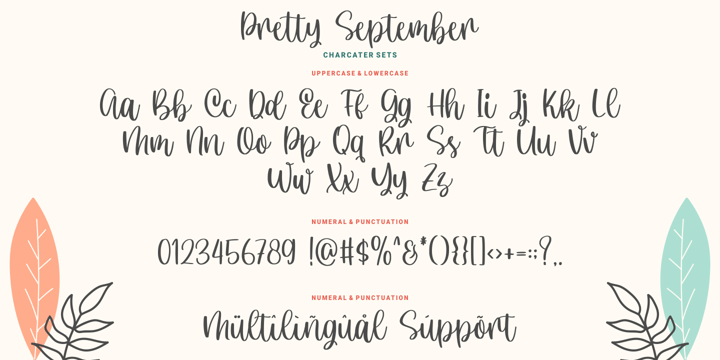 Pretty September Font | Webfont & Desktop | MyFonts