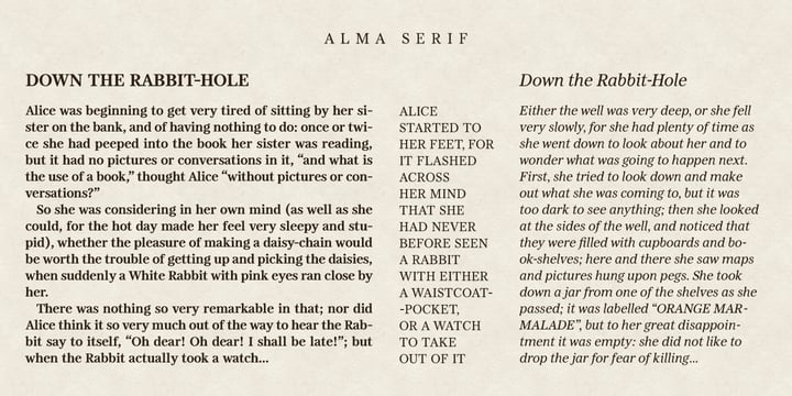 Alma Serif Font | Webfont & Desktop | MyFonts