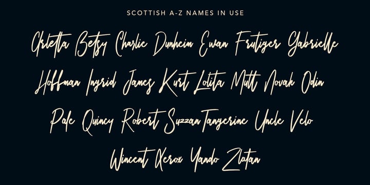 Scottish Font | Webfont & Desktop | MyFonts