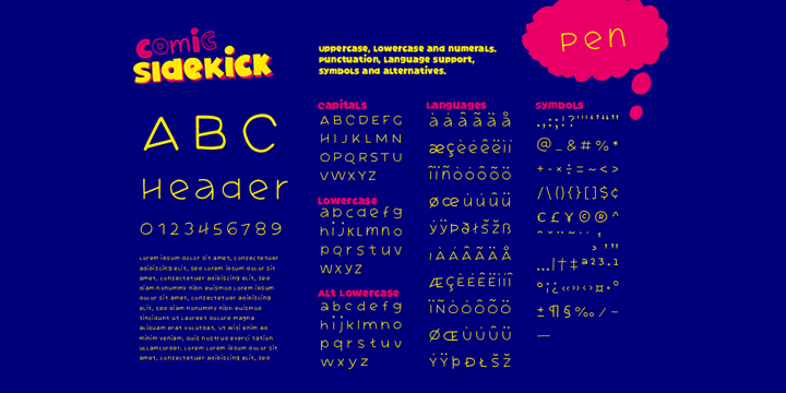 Comic Sidekick Font | Webfont & Desktop | MyFonts