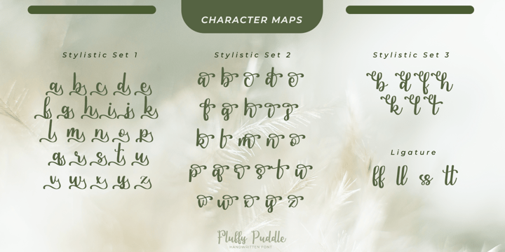 Fluffy Puddle Font | Webfont & Desktop | MyFonts