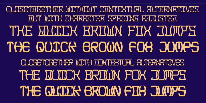 Close Together Font | Webfont & Desktop | MyFonts