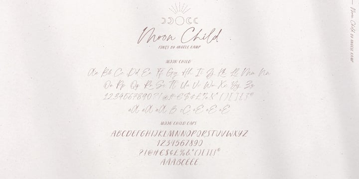 Moon Child Font | Webfont & Desktop | MyFonts