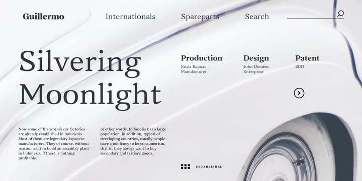 Vanio Font | Webfont & Desktop | MyFonts