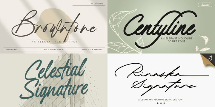 Scripted Bundle Font | Webfont & Desktop | MyFonts