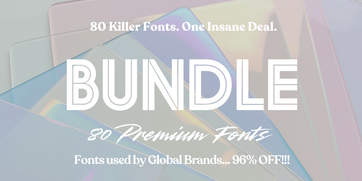 Font Bundles | MyFonts