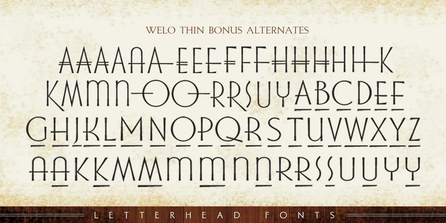 Letterhead Fonts « MyFonts