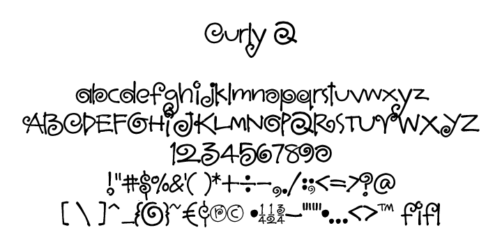 cursive curly - Abstract Fonts - Download Free Fonts