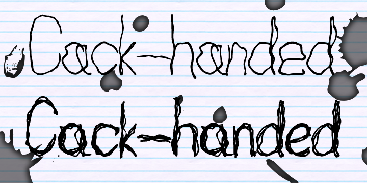 Download Cack-handed Fonts | Listen To Typography Art