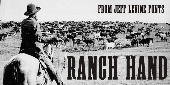 Download Ranch Hand JNL Fonts | Listen To Typography Art